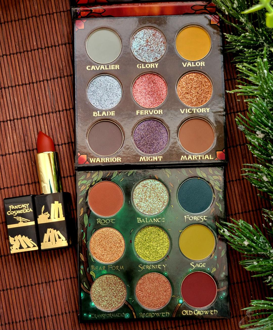 Fantasy Cosmetica Druid Palette & Lost Library Lipstick Reviews – The ...